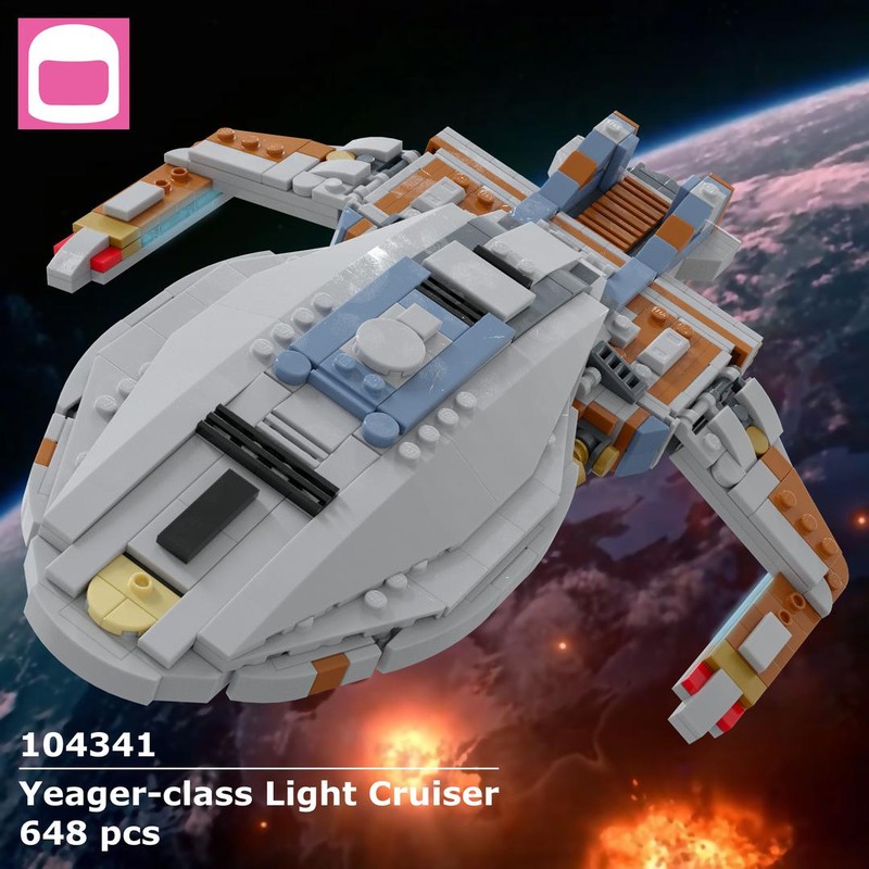 LEGO MOC-90800 Yeager-class Light Cruiser by Lilium Brick Yards ...