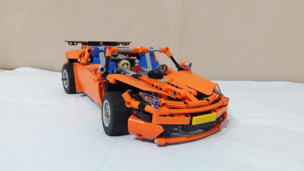 Lego Moc Roadster By Scynox Rebrickable Build With Lego