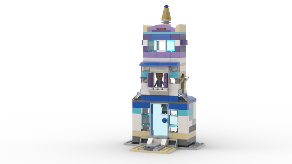 Lego Moc 10715 Frozen Elsa`s Castle By Lenarex Rebrickable Build