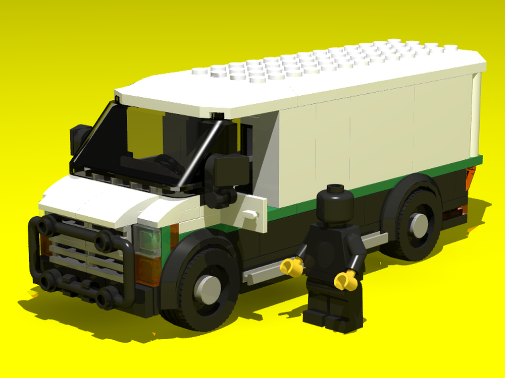 LEGO MOC Bank Van by The Lego Master | Rebrickable - Build with LEGO
