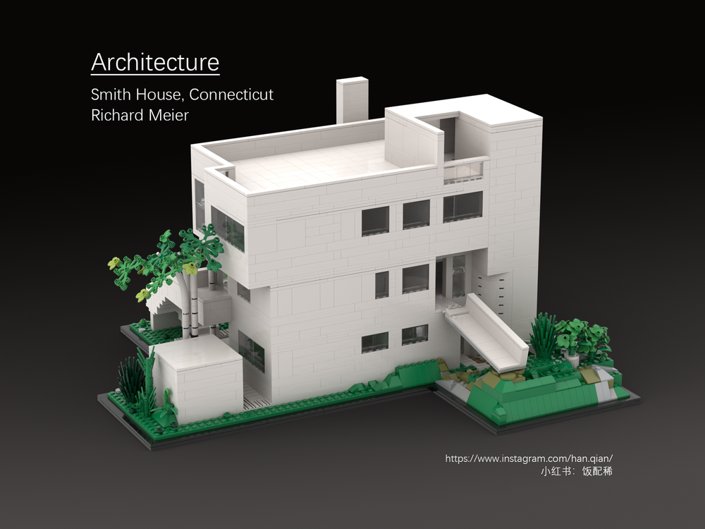 LEGO MOC-90892 Smith House of Richard Meier by Fanpeixi | Rebrickable ...