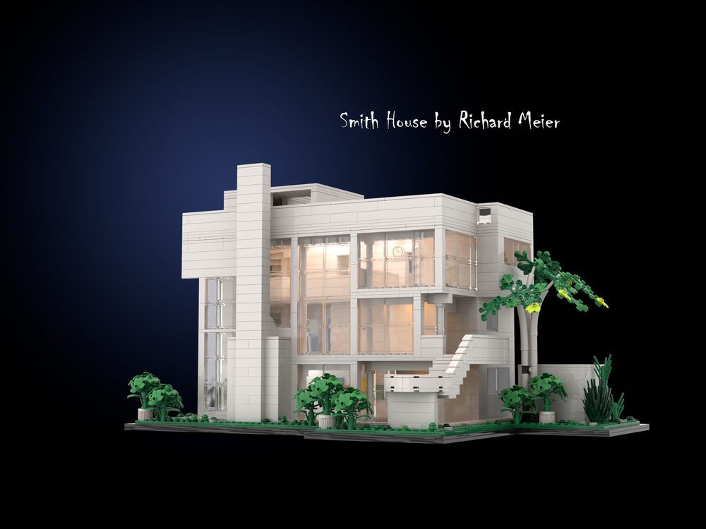 LEGO MOC Smith House of Richard Meier by Fanpeixi | Rebrickable - Build ...