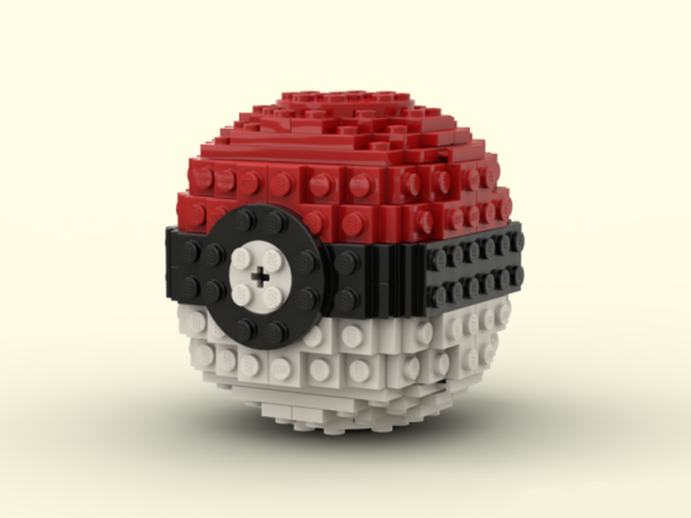 LEGO MOC Pokemon Ball by Mjo Lego | Rebrickable - Build with LEGO