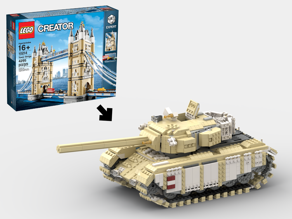 LEGO MOC 10214 Centurion Tank by balmiteblock | Rebrickable - Build ...
