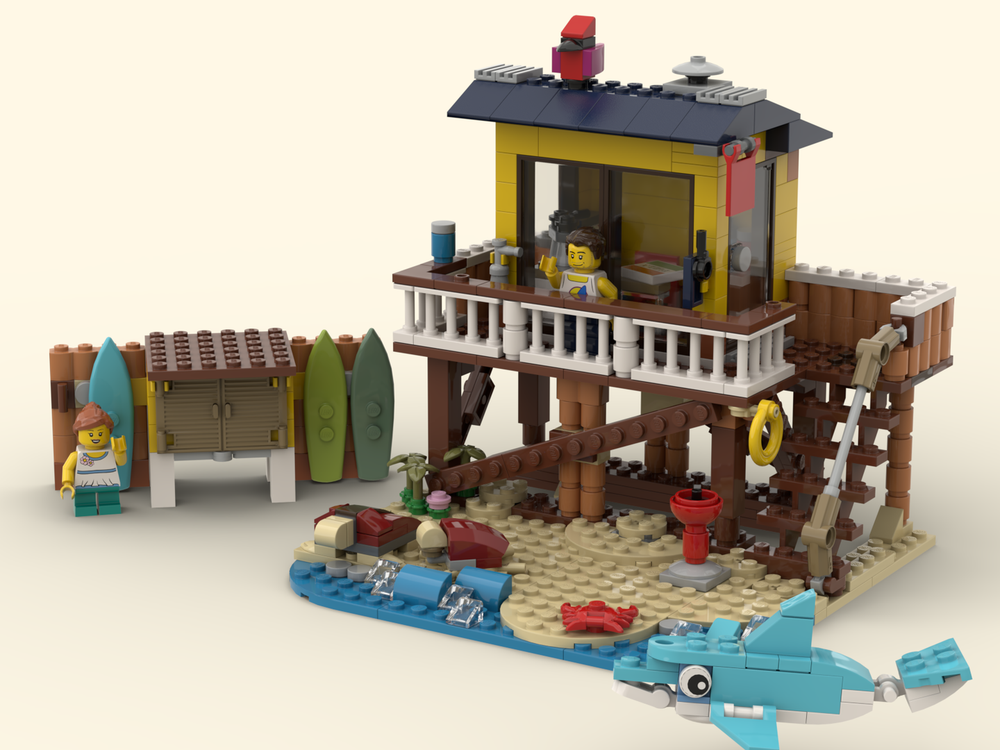 LEGO MOC 31118 Lifeguard Tower by Dafeld | Rebrickable - Build with LEGO