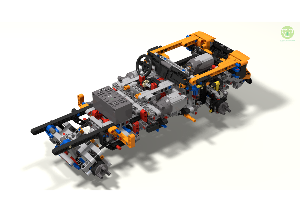 LEGO MOC Motorized Chassis for Ford Raptor 42126 : 4WD + Buwizz + 2 ...