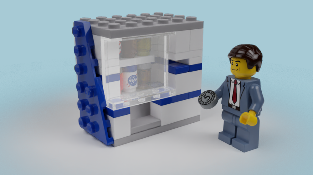Lego Moc Vending Machine Workable By Darthren Rebrickable Build