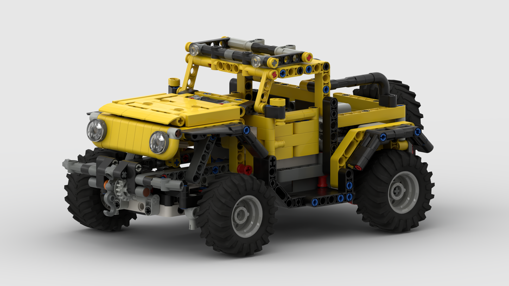 LEGO MOC RC Jeep Rubicon by bobbygraph | Rebrickable - Build with LEGO
