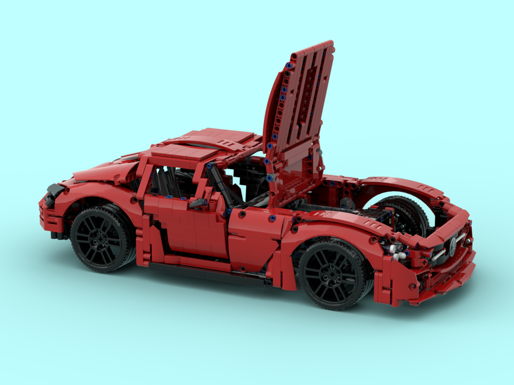 LEGO MOC Mercedes Benz SLS Black Series by Chaogeili | Rebrickable ...