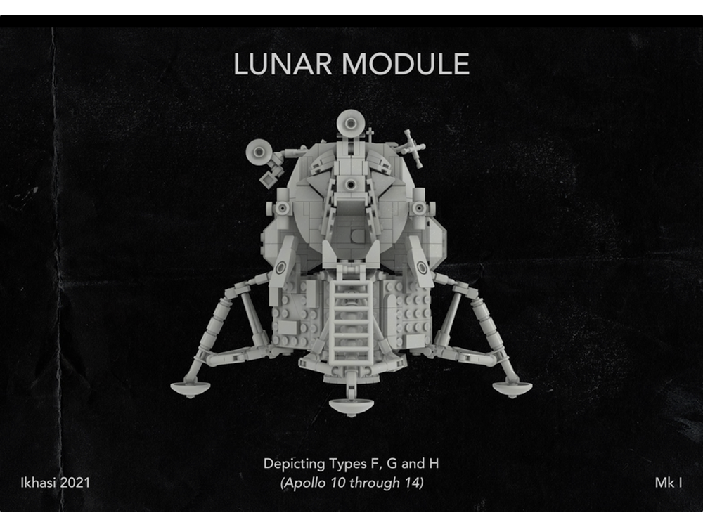 LEGO MOC Apollo Lunar Module by Ikhasi | Rebrickable - Build with LEGO