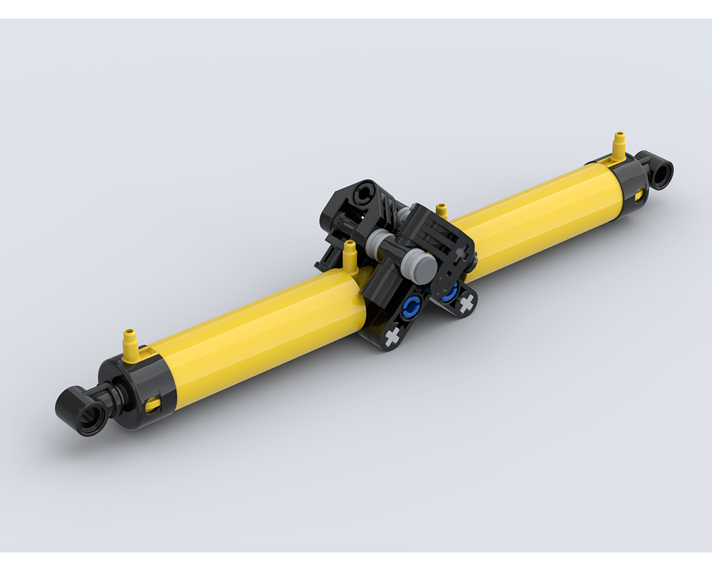 LEGO MOC Pneumatic Cylinder Bracket V2 Large (2 x 11) by @McCatty_TECH ...