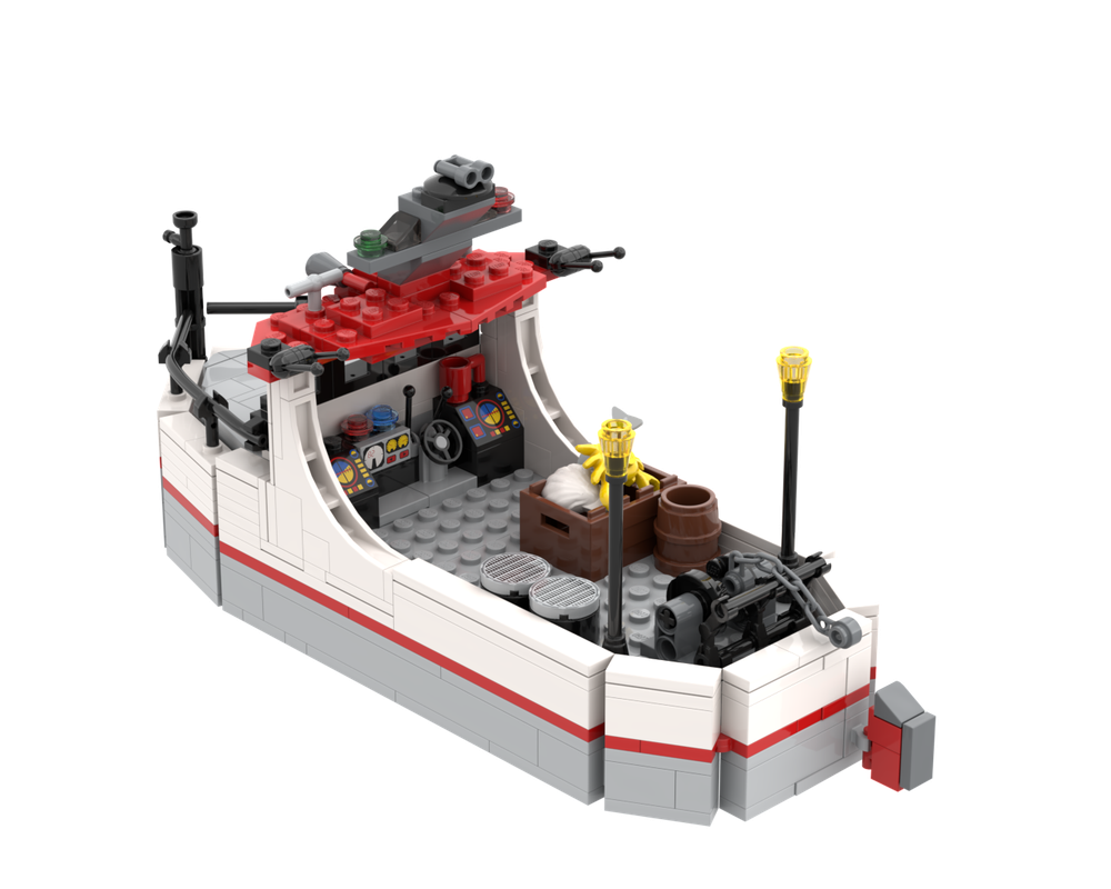 LEGO MOC Fishing boat by xerabrick | Rebrickable - Build with LEGO