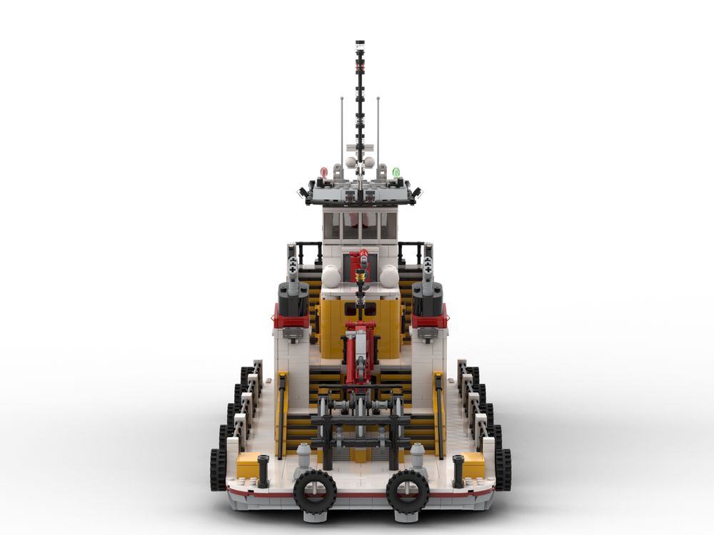 LEGO MOC Pusher Barge Tug by Yellow.LXF | Rebrickable - Build with LEGO