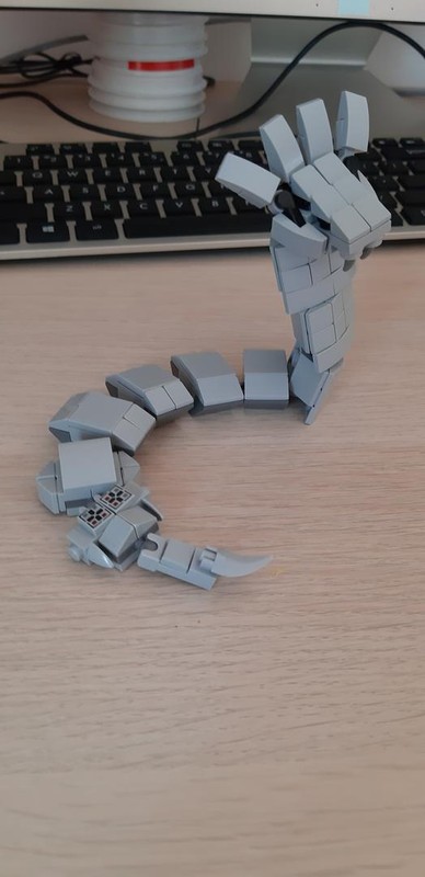 LEGO MOC Great Devourer Statue by Green Yellow Stud | Rebrickable ...
