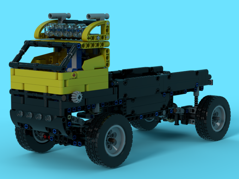 LEGO MOC Yellow Truck by isuzu | Rebrickable - Build with LEGO