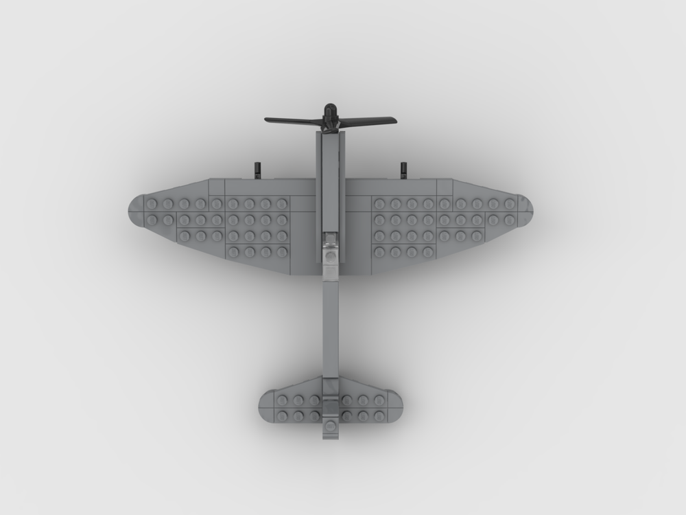 LEGO MOC Supermarine Spitfire Mk Vb (gray) by AndrewG123 | Rebrickable ...