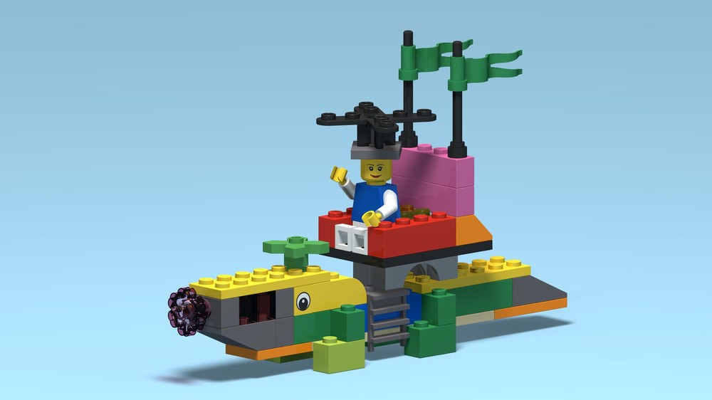 Lego Moc 2000409 1 A Serious Crocodile Throne By Mattking4