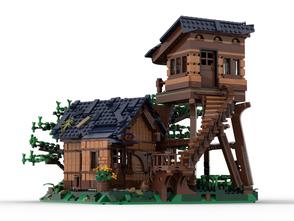 LEGO MOC Forest Lookout by Gr33tje13 | Rebrickable - Build with LEGO