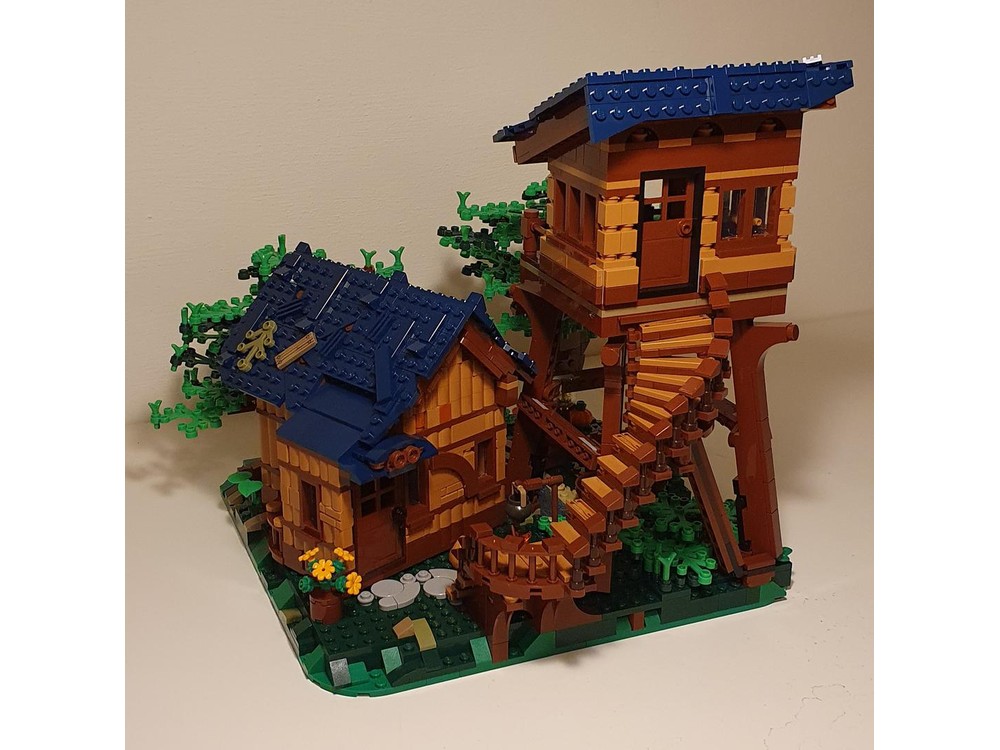LEGO MOC Forest Lookout by Gr33tje13 | Rebrickable - Build with LEGO