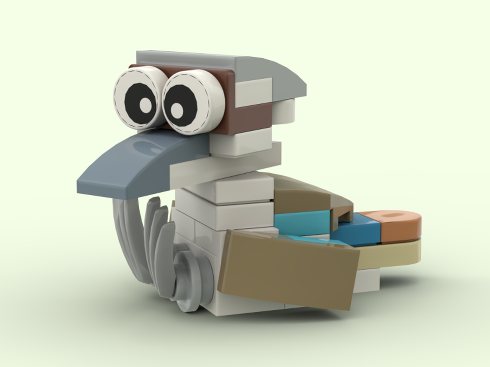 Lego Moc Funny Birds Kookaburra By Olivercgoetz Rebrickable Build