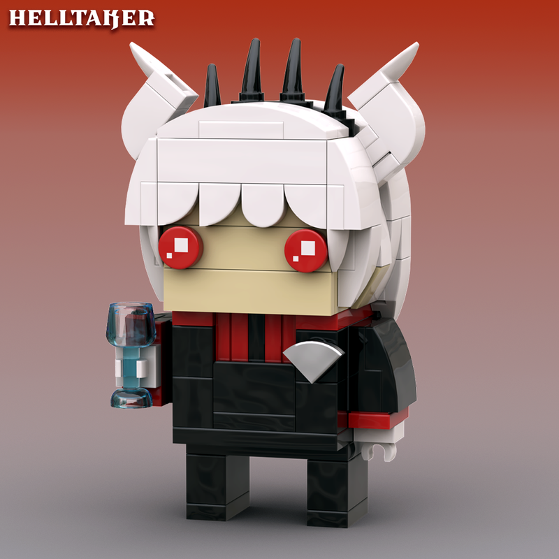 LEGO MOC Helltaker Brickheadz | Lucy by SnuggleBrick | Rebrickable ...