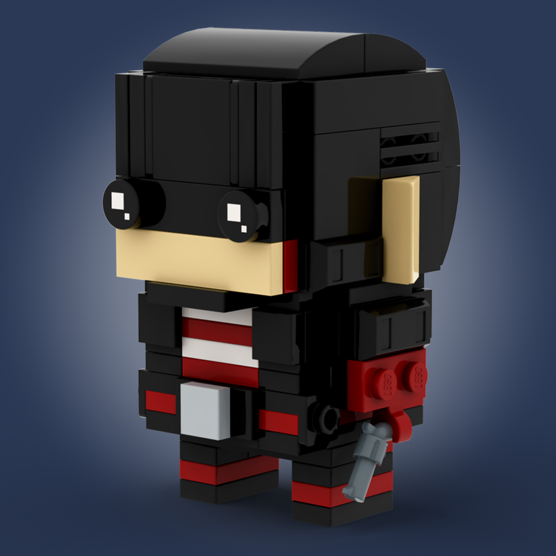 LEGO MOC U.S. Agent BrickHeadz by Stormythos | Rebrickable - Build with ...