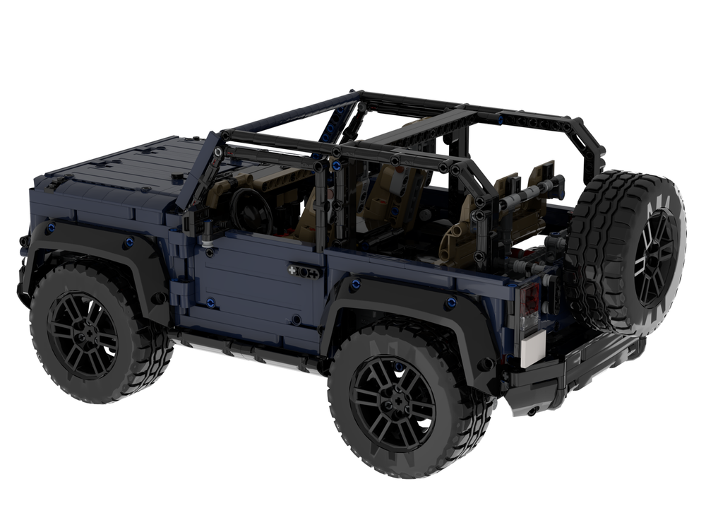 LEGO MOC Jeep Wrangler (motorized) by LegoDiego | Rebrickable - Build ...