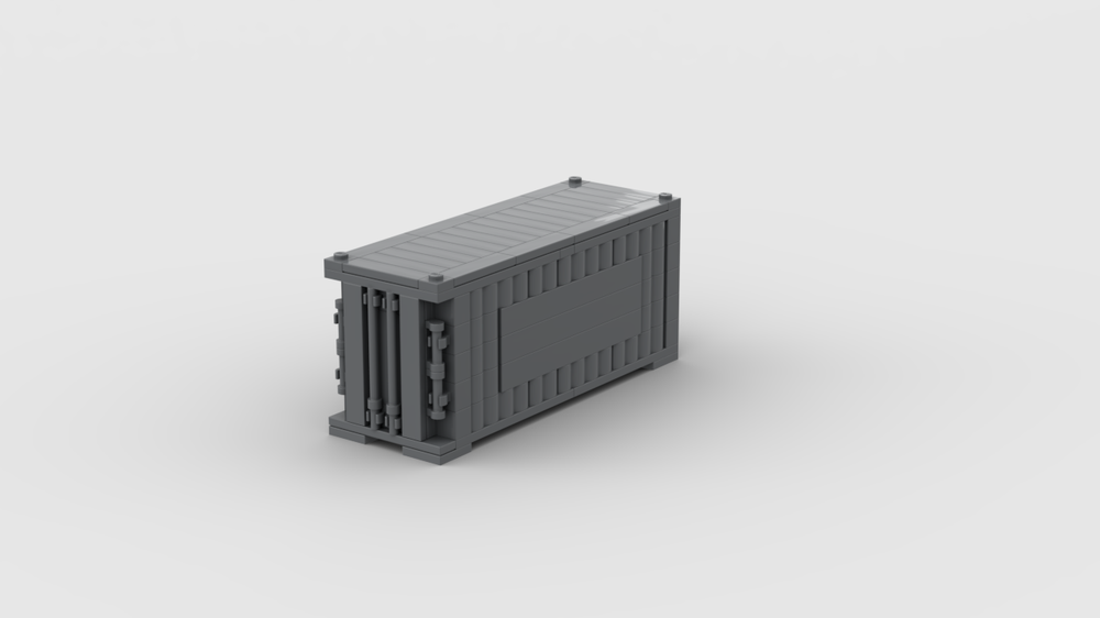 Lego Moc Shipping Container By Stoneszn Rebrickable Build With Lego