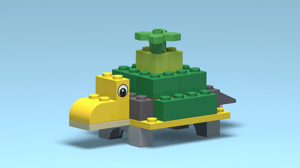 Lego Moc 2000409 1 A Serious Turtle By Mattking4 Rebrickable