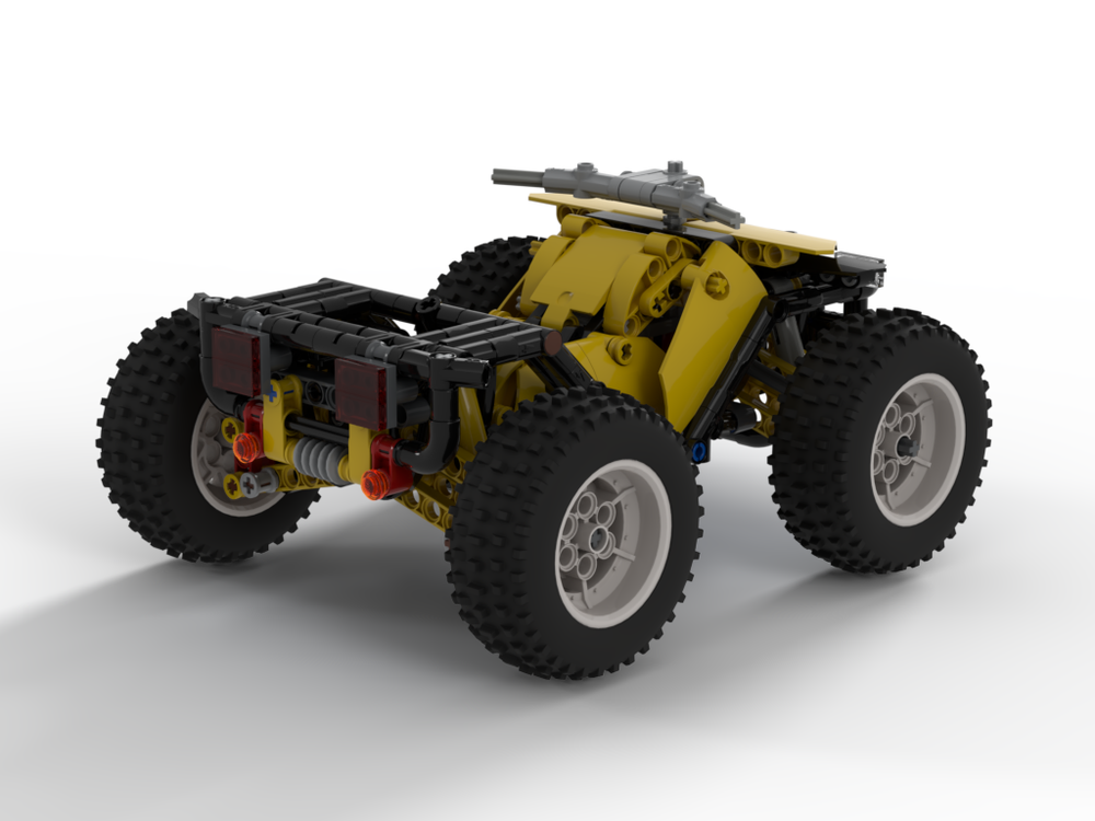 LEGO MOC Big Wheel ATV by zumaidi | Rebrickable - Build with LEGO