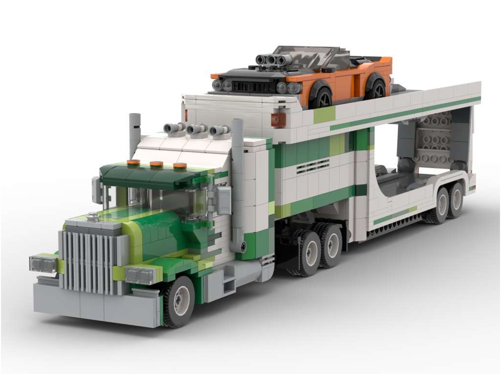 LEGO MOC Car Transporter by IBrickedItUp | Rebrickable - Build with LEGO