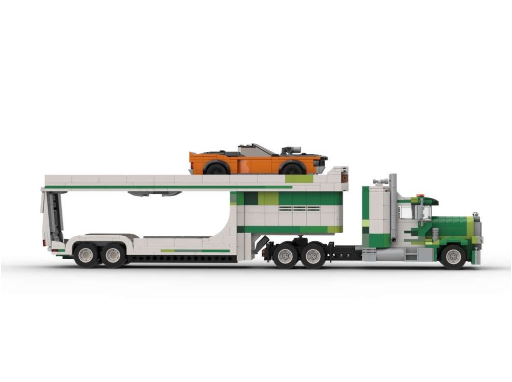 LEGO MOC Car Transporter by IBrickedItUp | Rebrickable - Build with LEGO