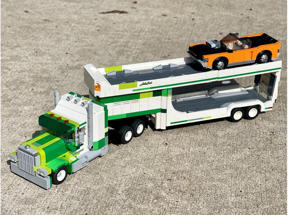 LEGO MOC Car Transporter by IBrickedItUp | Rebrickable - Build with LEGO