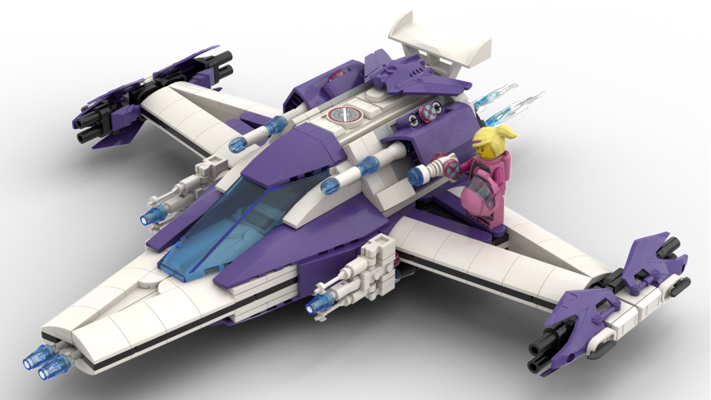LEGO MOC 6890 Cosmic Cruiser, Intergalactic Girl by Horlack ...