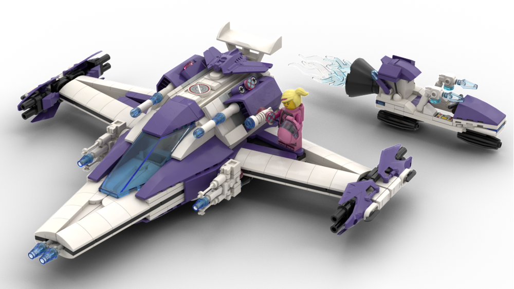 LEGO MOC 6890 Cosmic Cruiser, Intergalactic Girl by Horlack ...