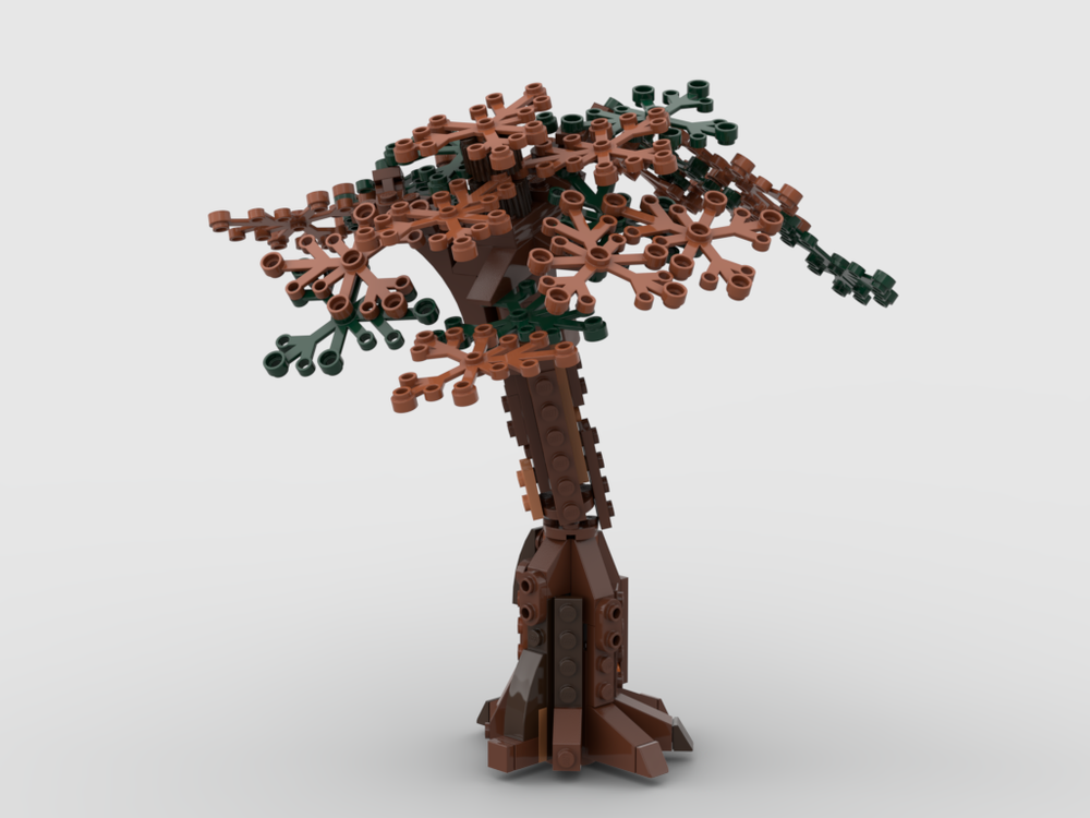 LEGO MOC Tree with autumn leaves by email80 | Rebrickable - Build with LEGO