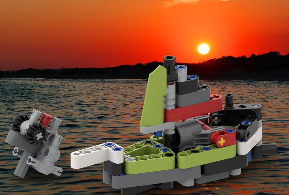 Lego Moc 42102 Sailboat Adventure By Zeniko Rebrickable Build With Lego