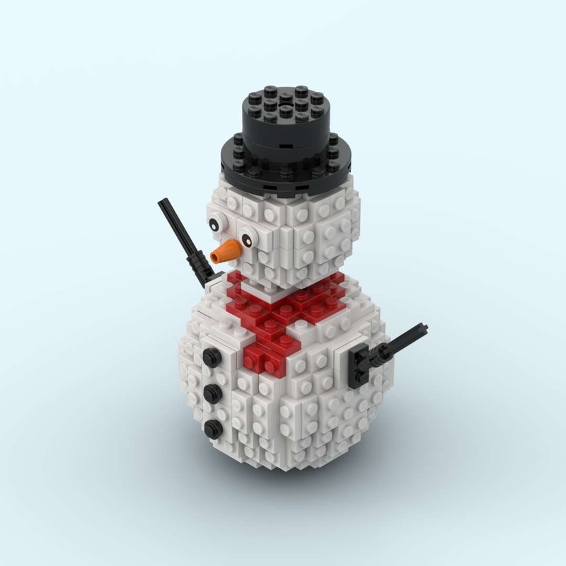 LEGO MOC Snowman by otterbournelego | Rebrickable - Build with LEGO