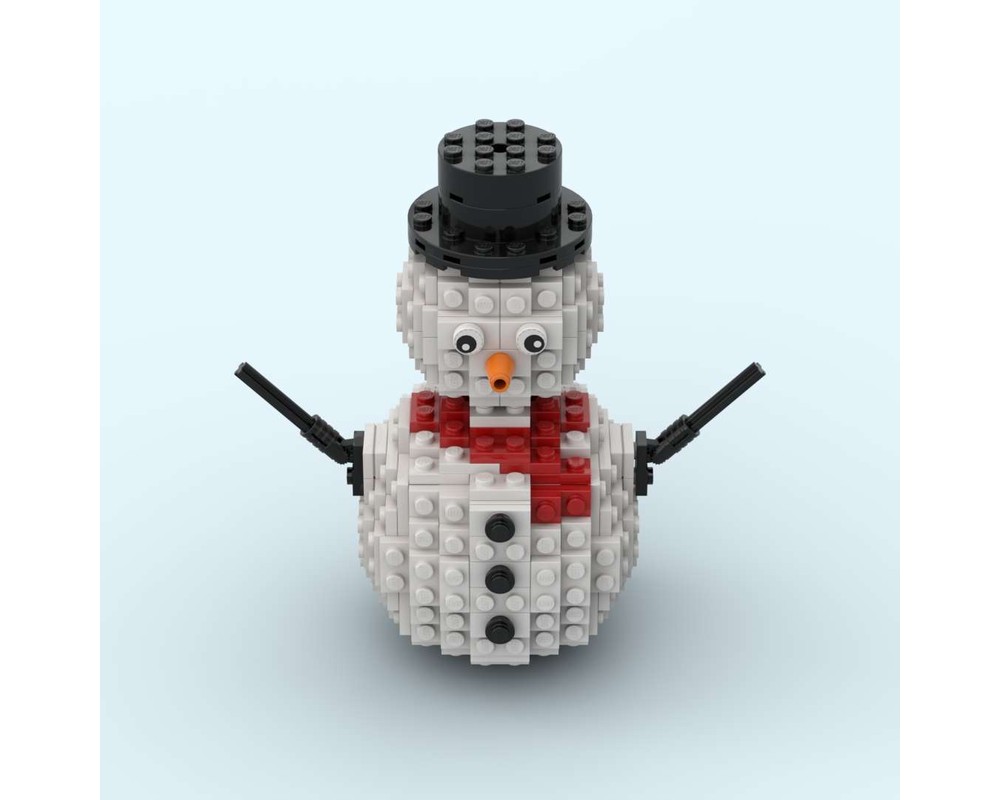 LEGO MOC Snowman by otterbournelego | Rebrickable - Build with LEGO