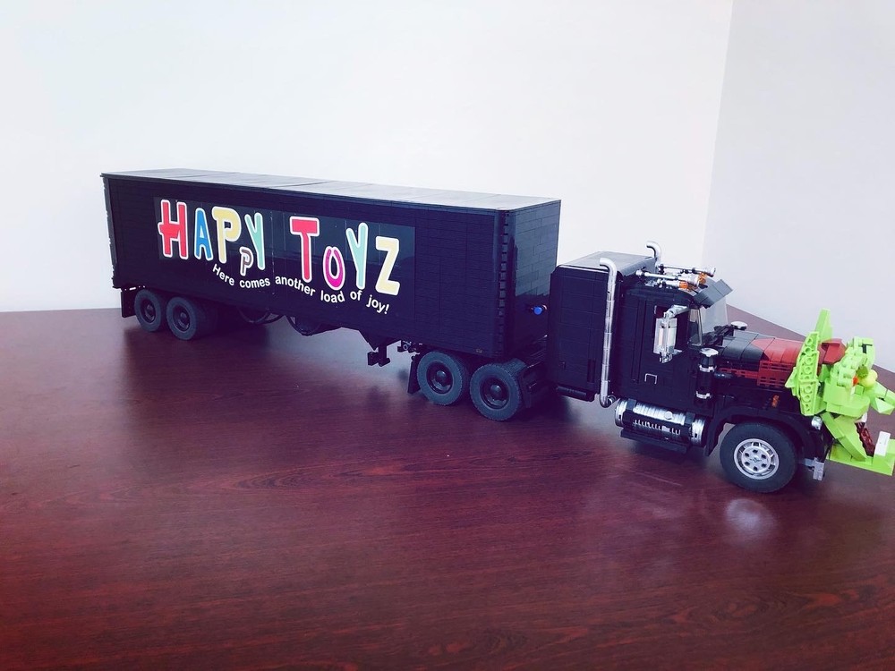 LEGO MOC MXO Happy Toyz Truck 1:18 Scale by Dwelve | Rebrickable ...