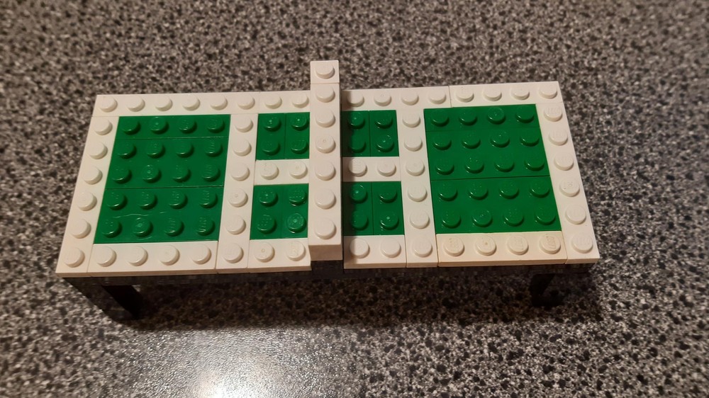 LEGO MOC ping pong table by Roverops121 | Rebrickable - Build with LEGO