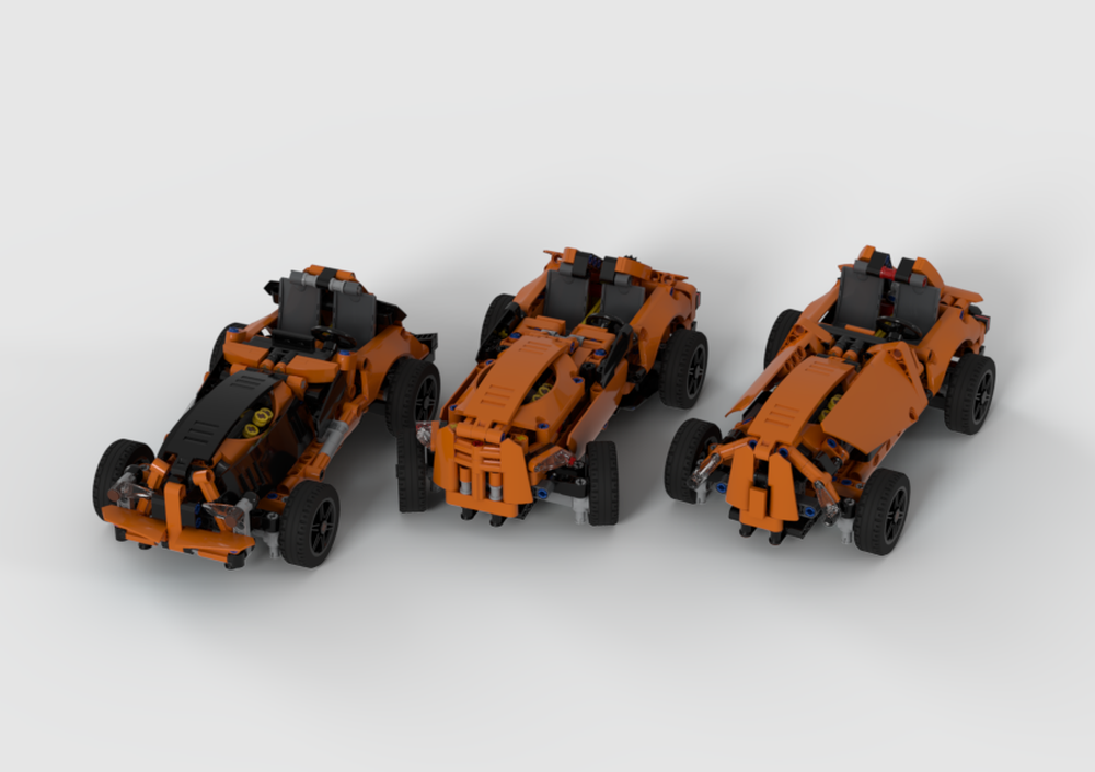 LEGO MOC Roadster V6 by Legonid | Rebrickable - Build with LEGO