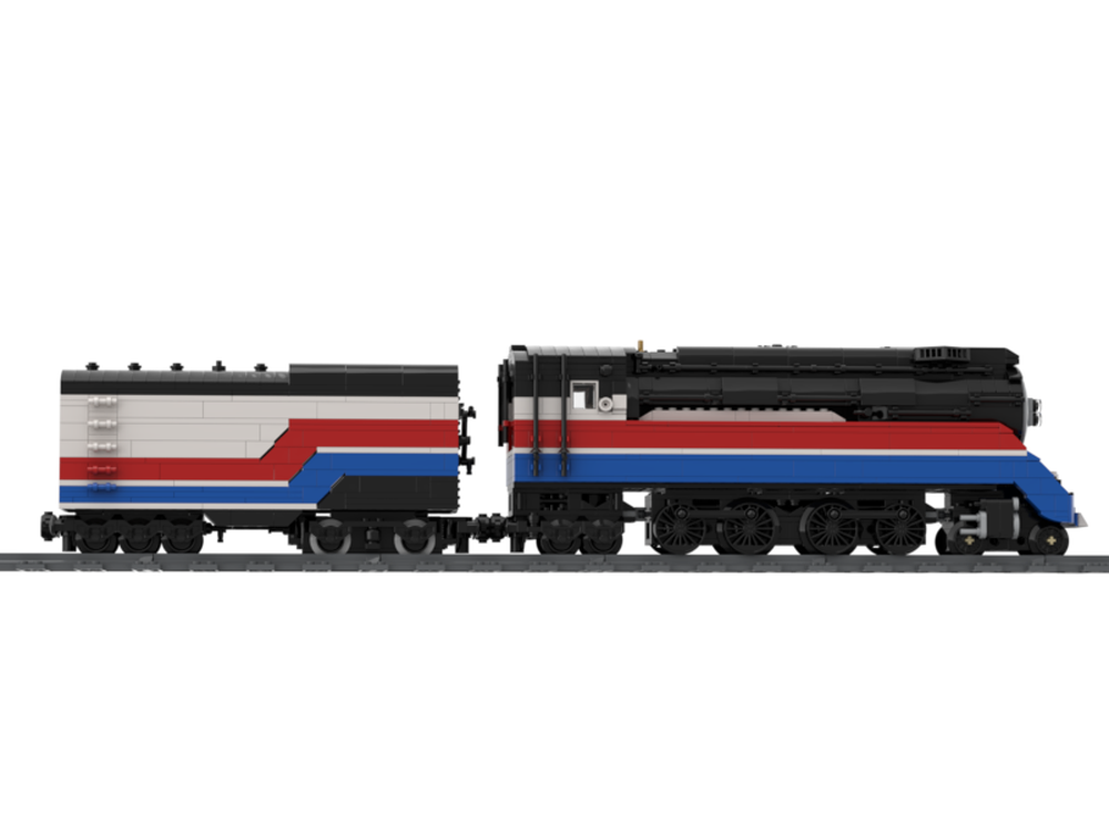 LEGO MOC Southern Pacific 4449 American Freedom Train by Mikey ...