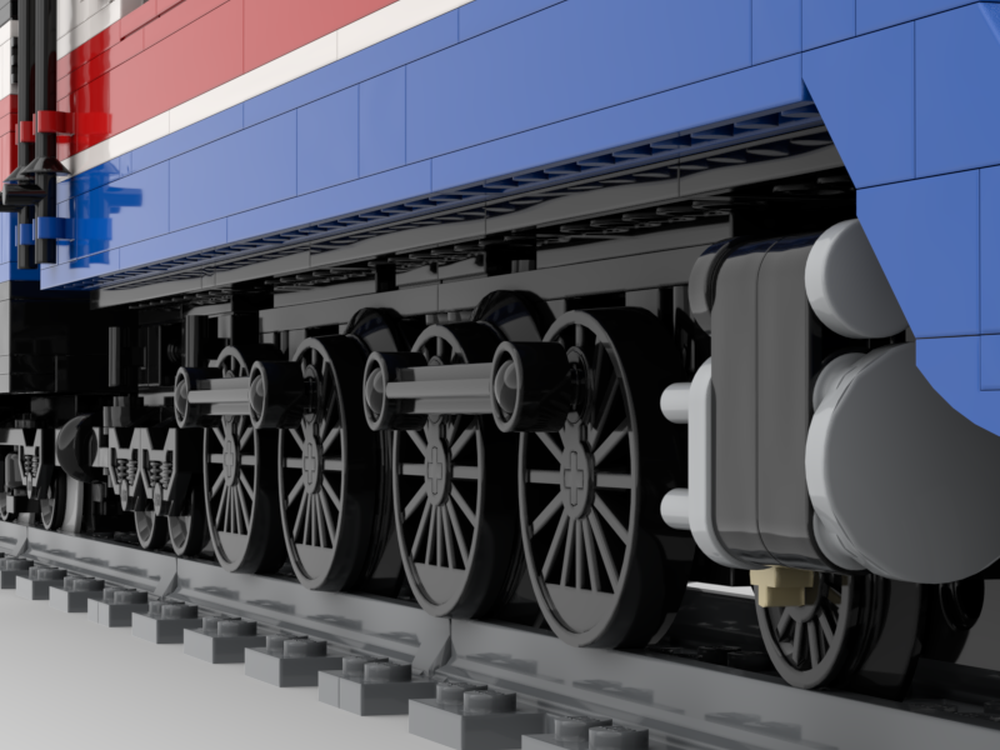 LEGO MOC-91626 Southern Pacific 4449 American Freedom Train by Mikey ...