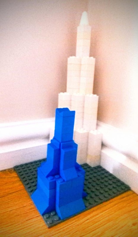 LEGO MOC Burj Kalifa VS The Shard by C.LegoMaster | Rebrickable - Build ...