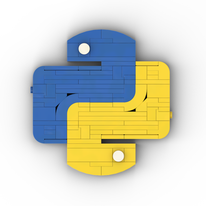LEGO MOC Python logo by 10greg | Rebrickable - Build with LEGO