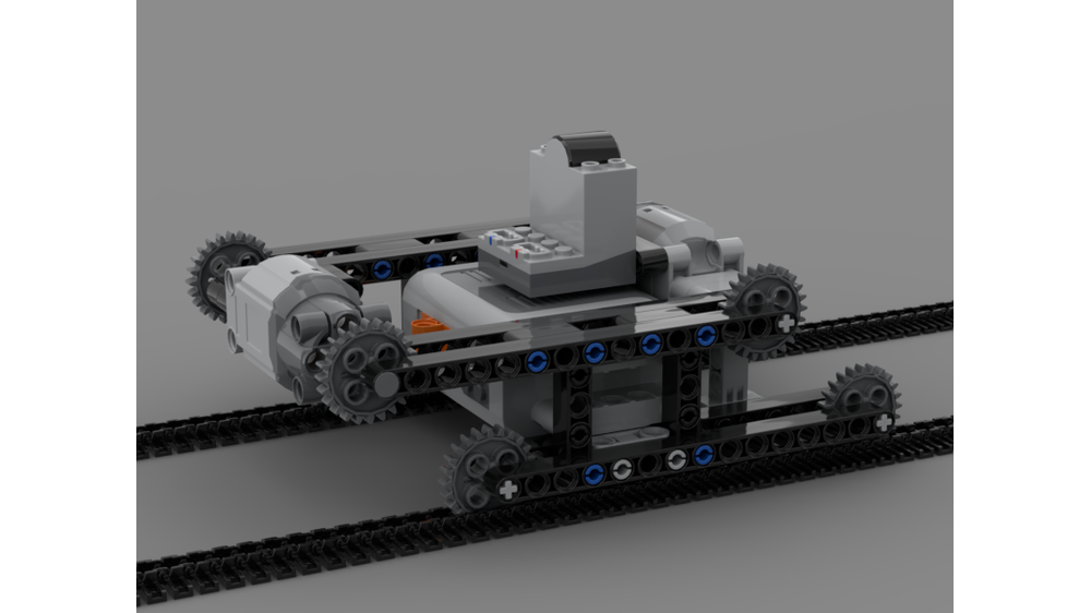 LEGO MOC RC Tank Chassis V2 by Thomasbrickworks | Rebrickable - Build ...