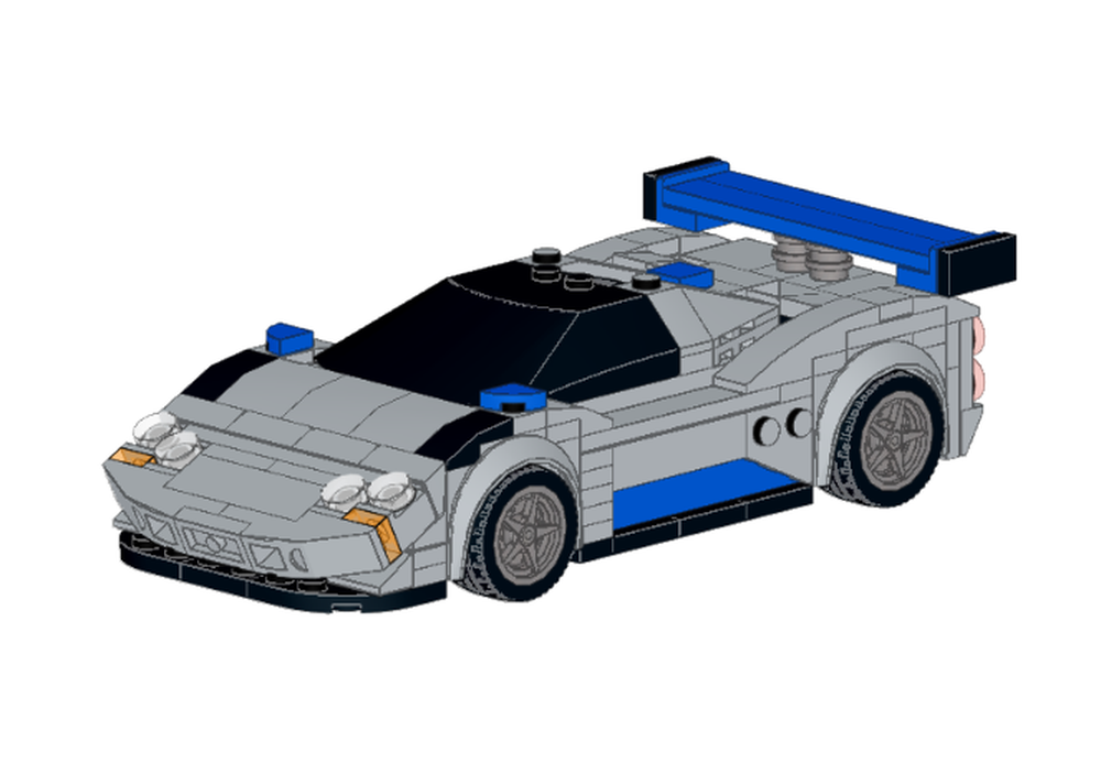 LEGO MOC Pagani Zonda C12 Monza. by KineticKit | Rebrickable - Build ...