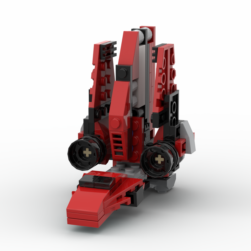 LEGO MOC Red Guard Lambda Shuttle ( Micro Scale ) , 31100 Alternate ...
