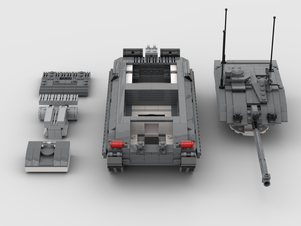 LEGO MOC Challenger 2 MBT by simonelovisa01 | Rebrickable - Build with LEGO